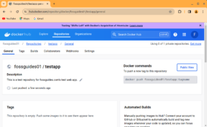 How To Build and Push a Docker Image to Docker Hub – FOSSGuides