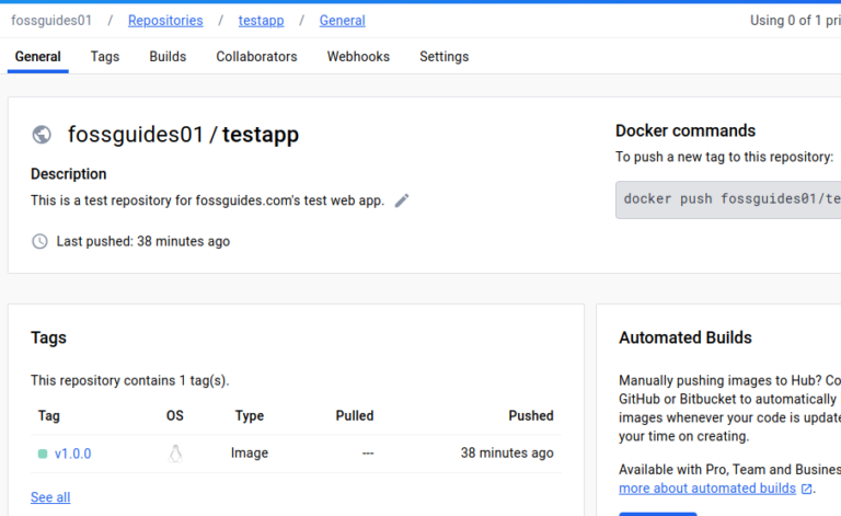 How To Build And Push A Docker Image To Docker Hub Fossguides