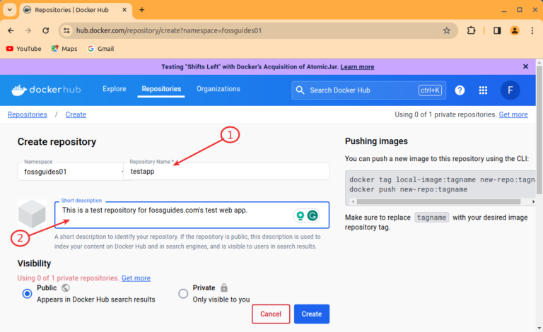 How To Build And Push A Docker Image To Docker Hub Fossguides 5541